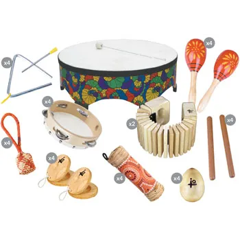 35 - Piece Beginner Percussion Kit