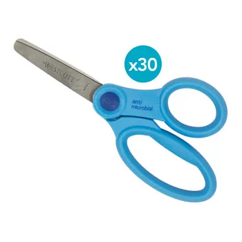 Westcott Scissors Blue 14 cm - Pack of 30