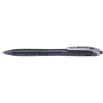 Pilot Rexgrip Retractable Ballpoint Medium Black - MTA Catalogue