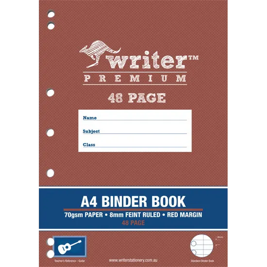Writer Premium Binder Book A4 8 mm 48p