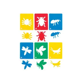 Bug Stencils - Pack of 6