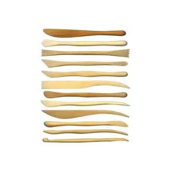 Wooden Modelling Tools - Pack of 12