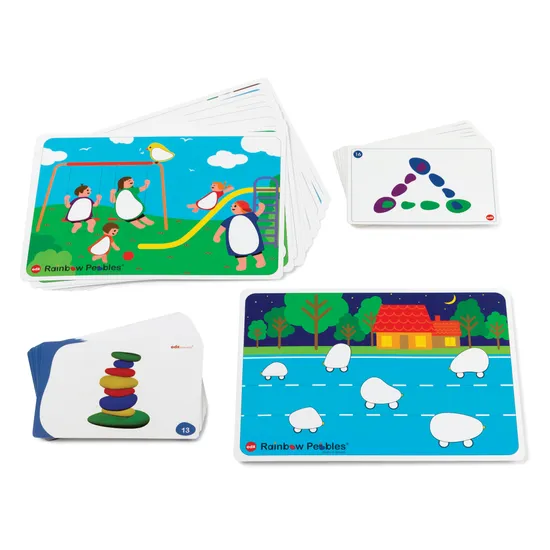 Rainbow Pebbles Activity Cards Set of 47