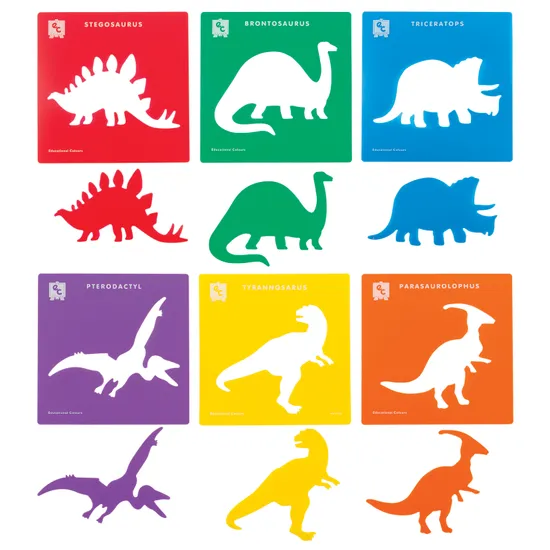 Dinosaur Stencils – Pack of 6