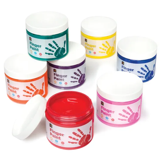 Finger Paint 250 ml - Set of 7