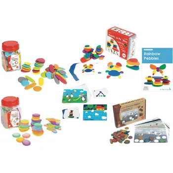 Rainbow Pebbles Complete Set