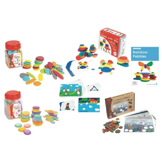 Rainbow Pebbles Complete Set – Eco-Friendly, All-In-One Kit