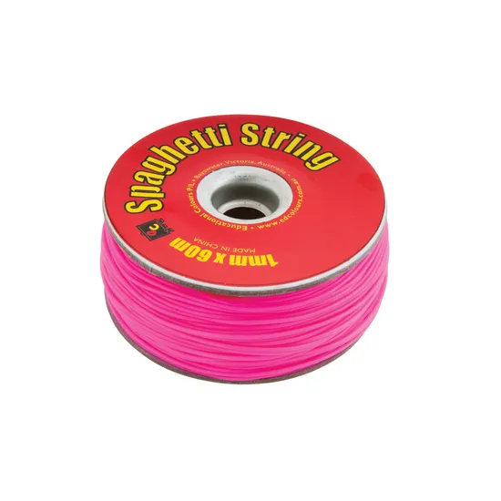 Spaghetti String Fluoro Pink 60m