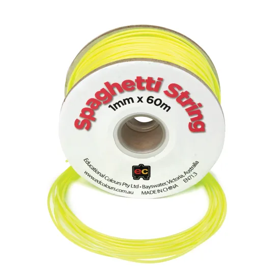 Spaghetti String 60 m – Fluoro Yellow