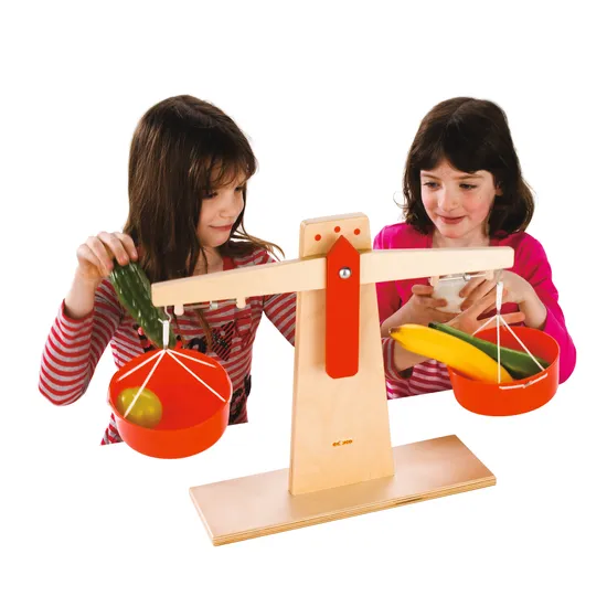 Balance Wooden Scales – Early Measurement Tool, Wooden