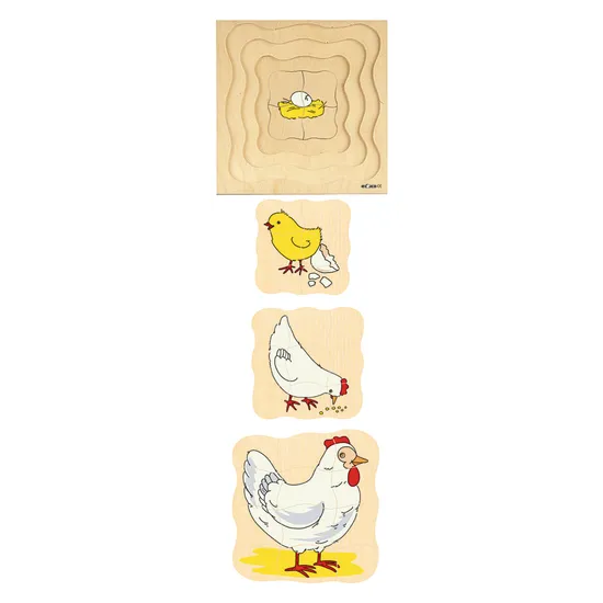 Grow Inset Puzzle - Hen - MTA Catalogue