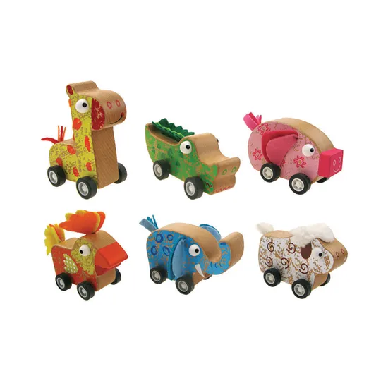 Pull Back Animal Pals - Set of 6
