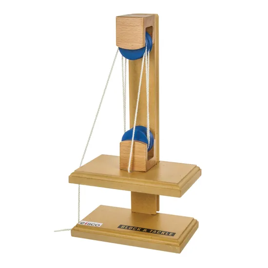 Simple Block And Tackle USE OF A BLOCK AND TACKLE ARRANGEMENT OF THREE