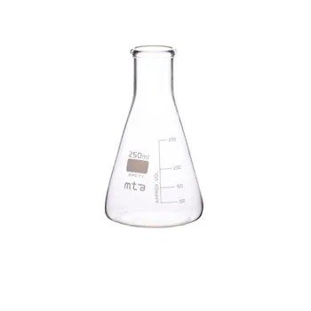 MTA Borosilicate Conical Flasks - 250 ml, Pack of 12