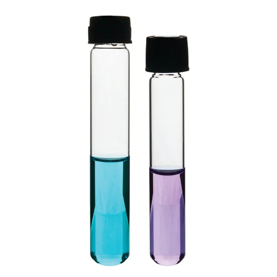 Borosilicate Test Tubes with Cap - 16 x 125 mm, Pack of 24
