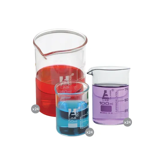 Beakers - Borosilicate Glass Set - MTA Catalogue