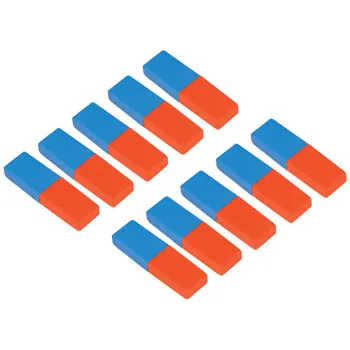 Plastic Cased Bar Magnets - Set of 10