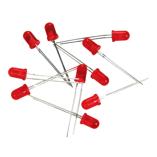 LED Light 0.5cm Red 10p