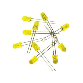 LED Light 0.5cm Yellow 10p