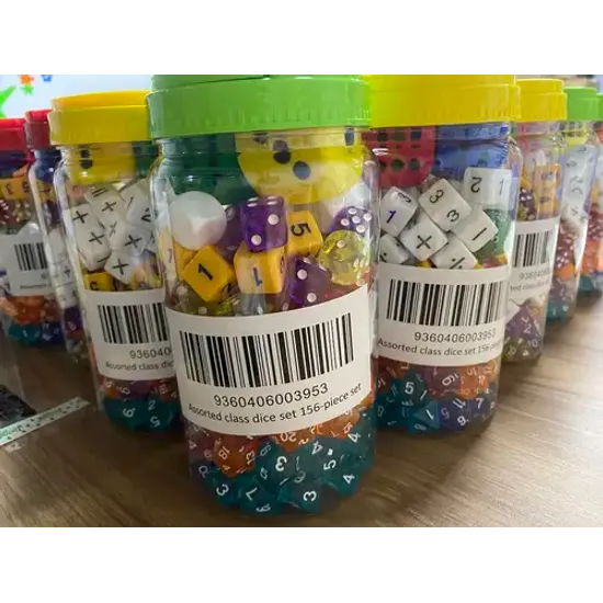 Class Dice Set 156 Piece - MTA Catalogue