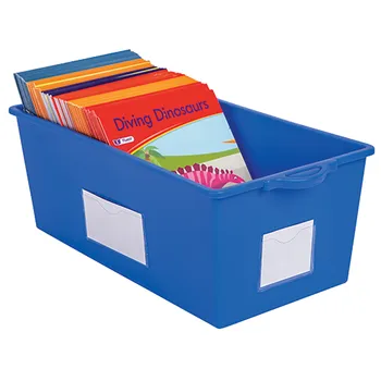 Help Yourself Book Bin Blue