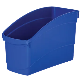 Plastic Book and Storage Tub - Blue
