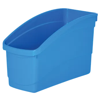 Plastic Book and Storage Tub - Light Blue