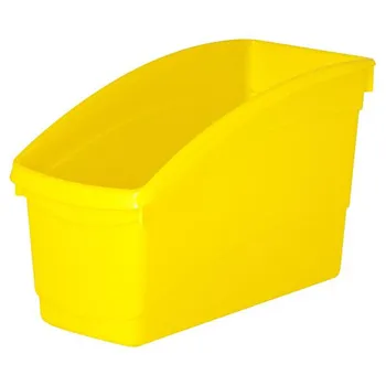 Plastic Book and Storage Tub - Yellow