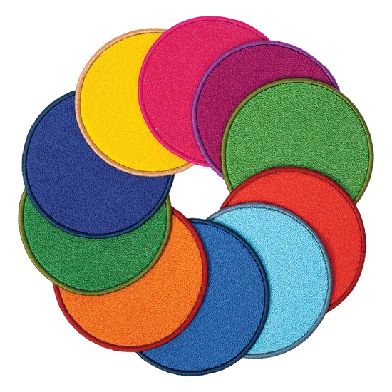 Rainbow Rug Discs - Set of 10