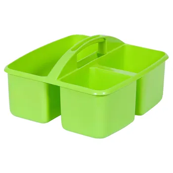 Small Plastic Caddy - Lime Green