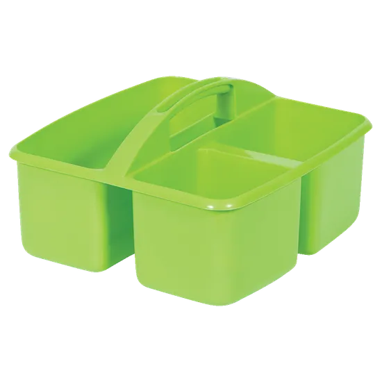 Small Plastic Caddy - Lime Green