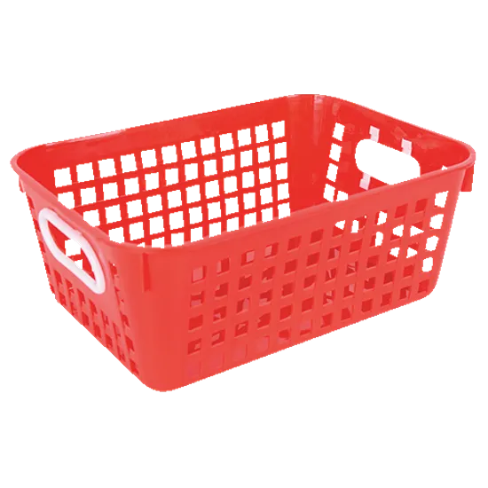 Large Classroom Storage Basket - Red