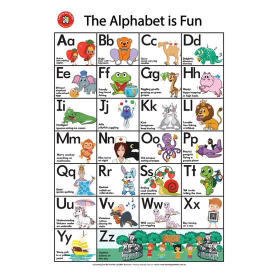 Alphabet is Fun Poster