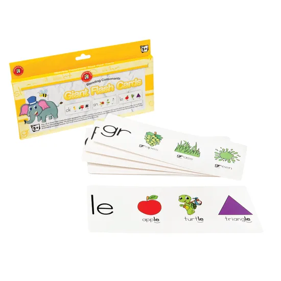 Blending Consonants Giant Flash Cards