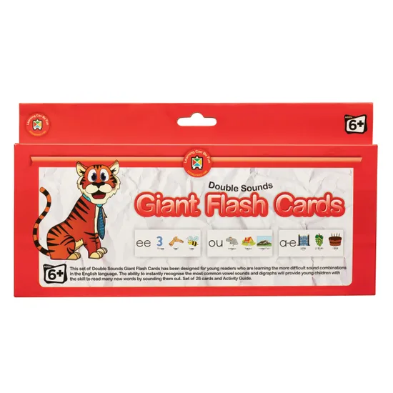 Double Sounds Giant Flash Cards - MTA Catalogue
