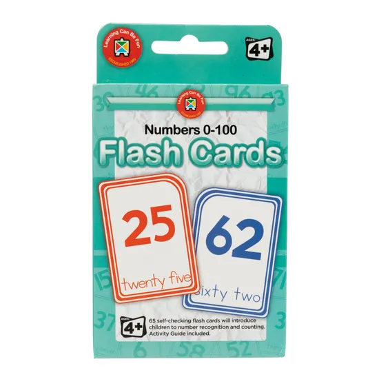 Numbers 0-100 Flash Cards