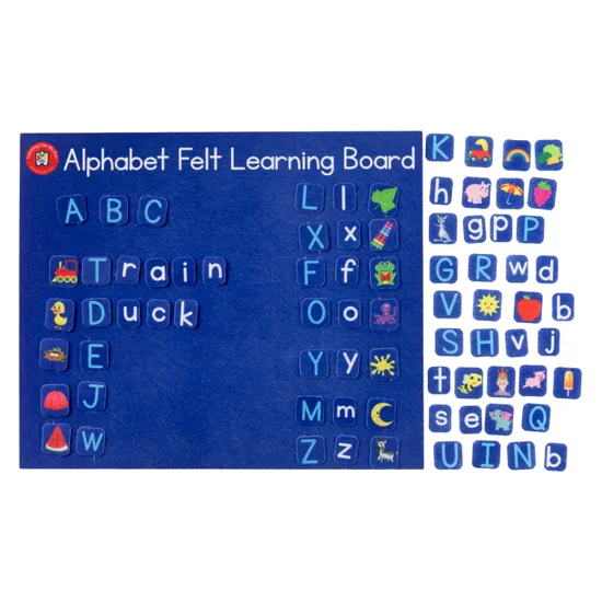 Felt Learning Board Alphabet - MTA Catalogue