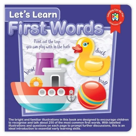 Let's Learn First Words Board Book