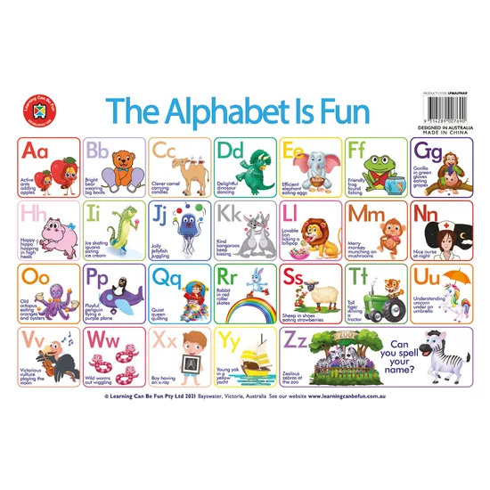 Alphabet is Fun Placemat