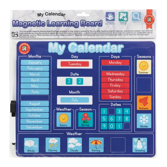 Magnetic Learning Board – Calendar Activities