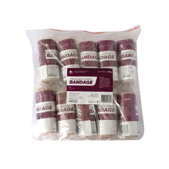Crepe Bandage Heavy Weight 10 cm - Pack of 10