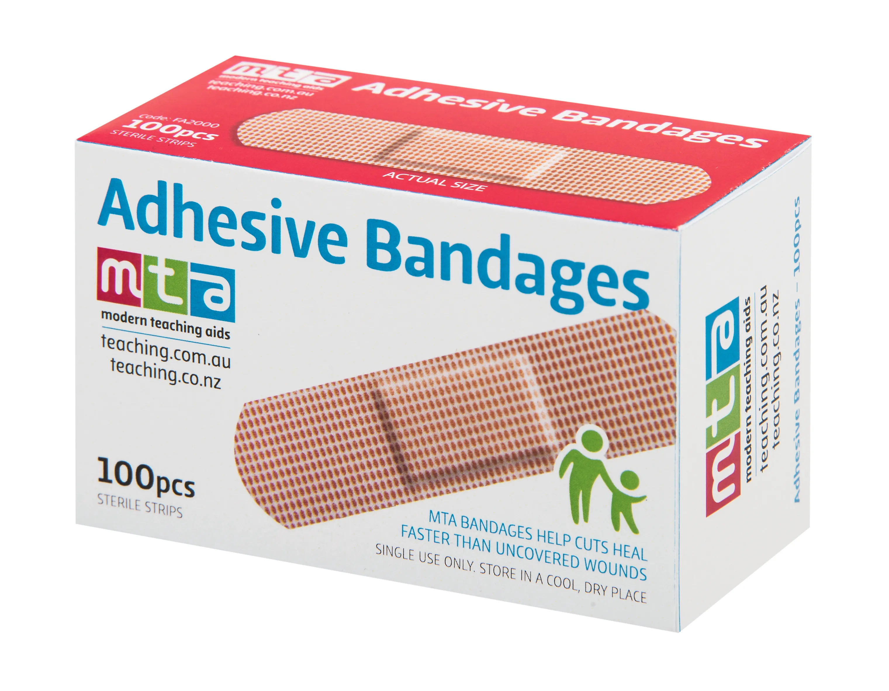 MTA Adhesive Bandages Plaster Strips PK100