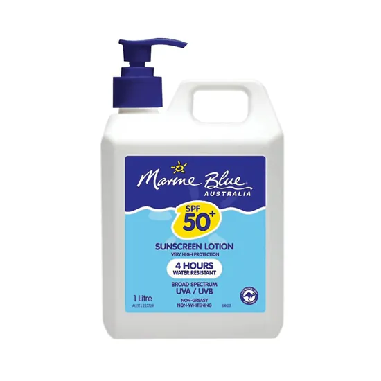 Sunscreen SPF50+ Water Resistant 1L Pump
