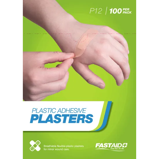 Adhesive Plasters Plastic 72 x 19mm 100pk