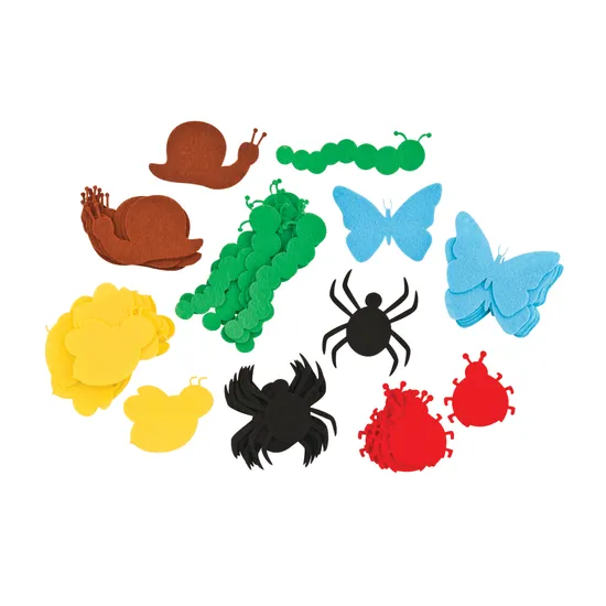 Felt Bug Shapes - Pack of 60