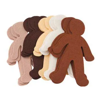 Felt People Multicultural - Pack of 30