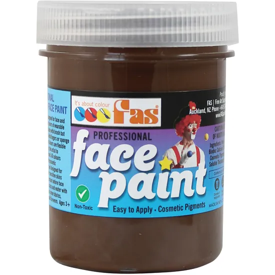 Pro Body & Face Paint 120ml Brown