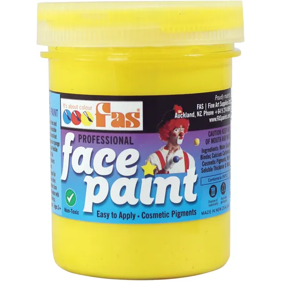 Pro Body & Face Paint 120ml Yellow