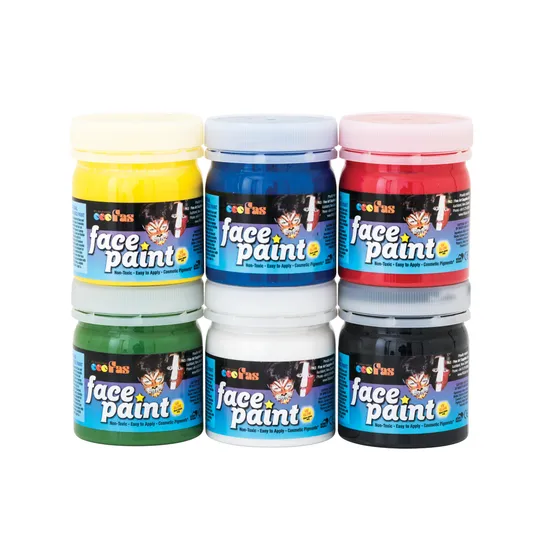 FAS Pro Body & Face Paint 120 ml Primary - Set of 6