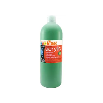 Student Acrylic Paint 1L - Green Deep